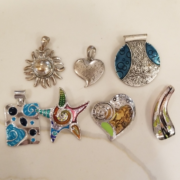 Jewelry | 7 Fun Pendants | Poshmark